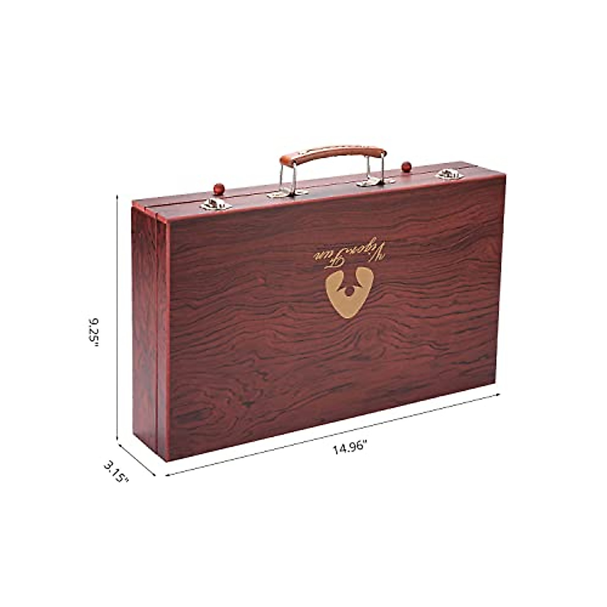 Art Supplies, 129-Piece Deluxe Wooden Art Set Crafts Kit with 2 Sketch Pads, Canvas Boards, Oil Pastels, Colored Pencils, Watercolor Cakes, Creative Gift for Kids, Teens, Beginners Girls Boys