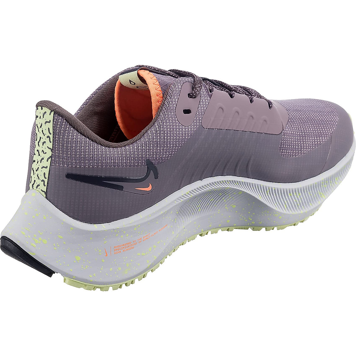 NIKE Women's Sneaker, Purple Smoke Cave Purple Venice Atomic Orange Lt Liquid Lime Summit White, 10