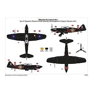 Airfix A02069 Boulton Paul Defiant MK I Plastic Model Kit (1:72nd Scale)