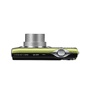 Nikon Coolpix S3000 12.0MP Digital Camera with 4x Optical Vibration Reduction (VR) Zoom and 2.7-Inch LCD (Green)