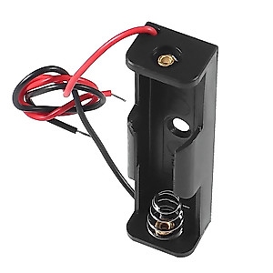 AOICRIE (Pack of 8 Single AA Battery Holder, 1 X 1.5V AA Battery Holder, AA Battery Holder with Leads Wires (8PCS 1AA)