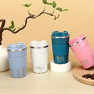 Topphopy 6 Pcs Nurse Gift Bulk Nurse's Day Appreciation 12oz Tumbler Insulated Travel Coffee Mug with Leakproof Lids Thank You Funny Nurse Cup Nursing Week Day Graduation Gift (12OZ, FUNNY)