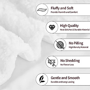 Black White Cow Skin Pattern Print Blanket Soft Sherpa Farm Animal Design Throw Blankets for Couch Farm Animal Cow Blanket Fluffy Blanket Travel Blanket Cute 60x80 Inch