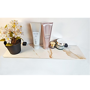 TriHDsArt Bathroom Shelves Floating Shelves for Wall Shelf Over Toilet,Wall Mounted Shelves for Bathroom (G12,500