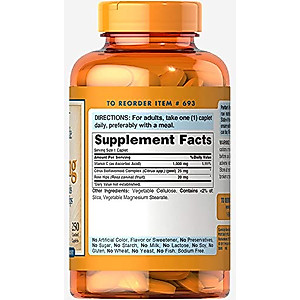 Puritans Pride Puritan's 1000 mg with Bioflavonoids Rose Hips Supports Immune System, Vitamin C, Unflavored, 250 Count