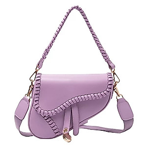 Women Saddle Shoulder Bag Clutch Purse Underarm Handbag Satchel Hand Bag Crossbody Bag