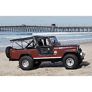 Bestop 5140501 Black Crush Tigertop for 1953-1975 M38A1/CJ5