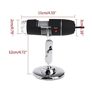 Handheld Digital Microscope Accessories 1600X 2MP Zoom Microscope 8 LED USB Magnifier Camera Microscope Accessories