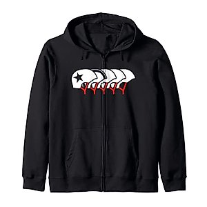 Roller Derby Jammer Pivot Blocker Helmet Zip Hoodie