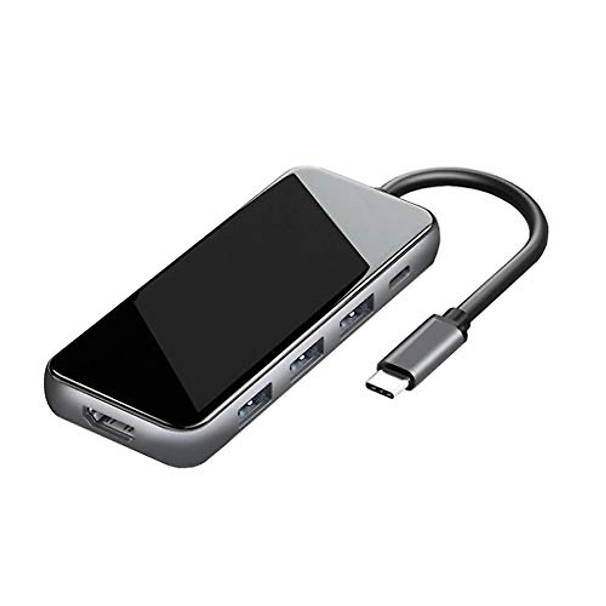 WJCCY Portable Smart Extender，Multifunction USB C Hub Adapter 5 in 1 USB3.0X3 PD HDMI USB Hub