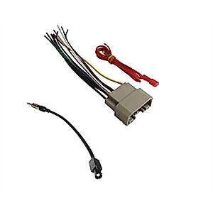 ASC Audio Car Stereo Wire Harness and Antenna Adapter to Install an Aftermarket Radio for Some Dodge Chrysler Jeep Vehicles- Compatible Vehicles Listed Below