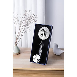 Best Friend Wind Chime with Tree of Life Wind Spinner - Friendship Gifts for Women Friends - Gifts for Best Friends Women, Men