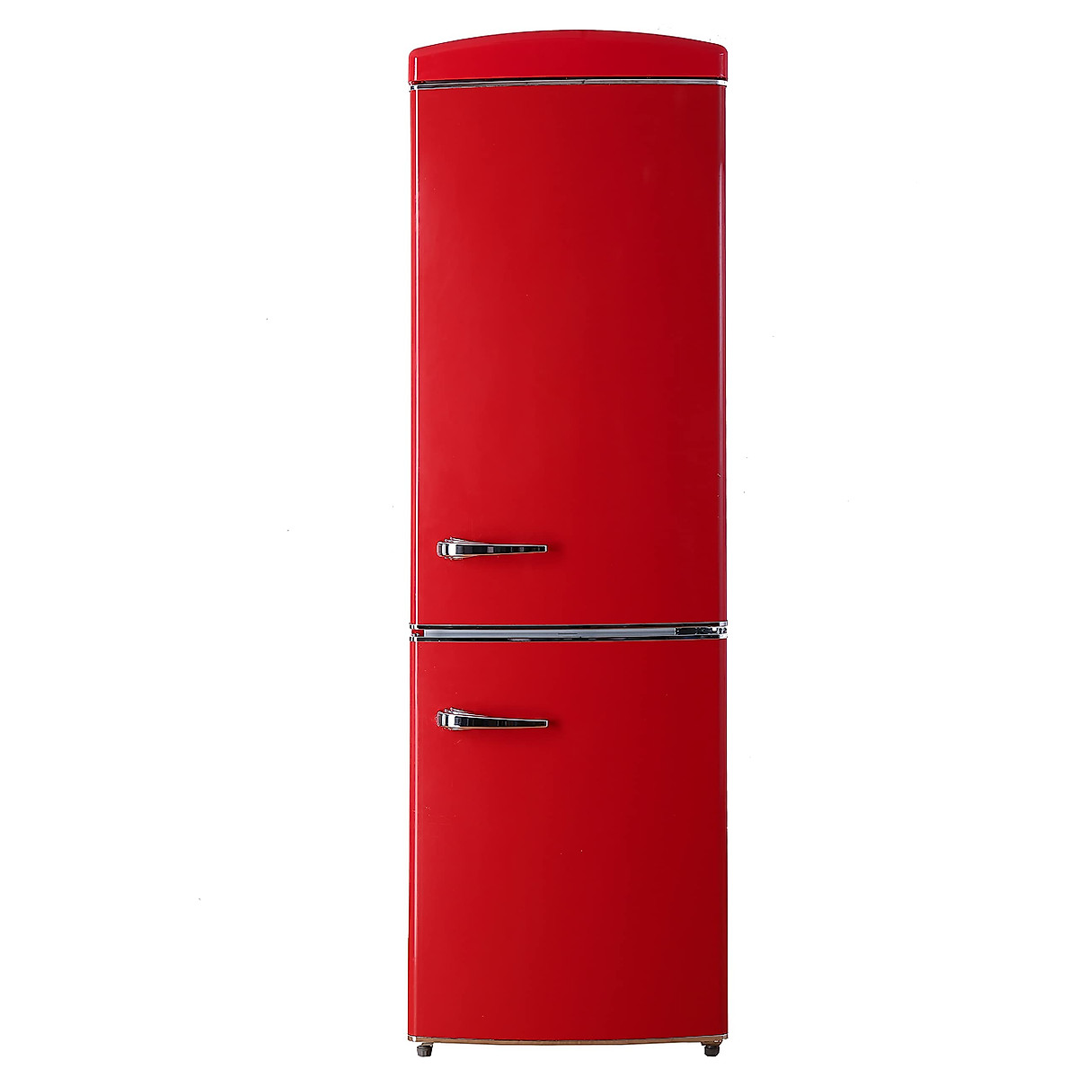 Conserv 24in RETRO BOTTOM MOUNT 11cf Refrigerator Fast Freeze 110V in Red