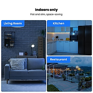 YISSVIC Electric Bug Zapper, LED Indoor Insect Killer, Powerful Mosquito Zapper, Fly Zapper, Mosquito Killer Indoor for Home Office