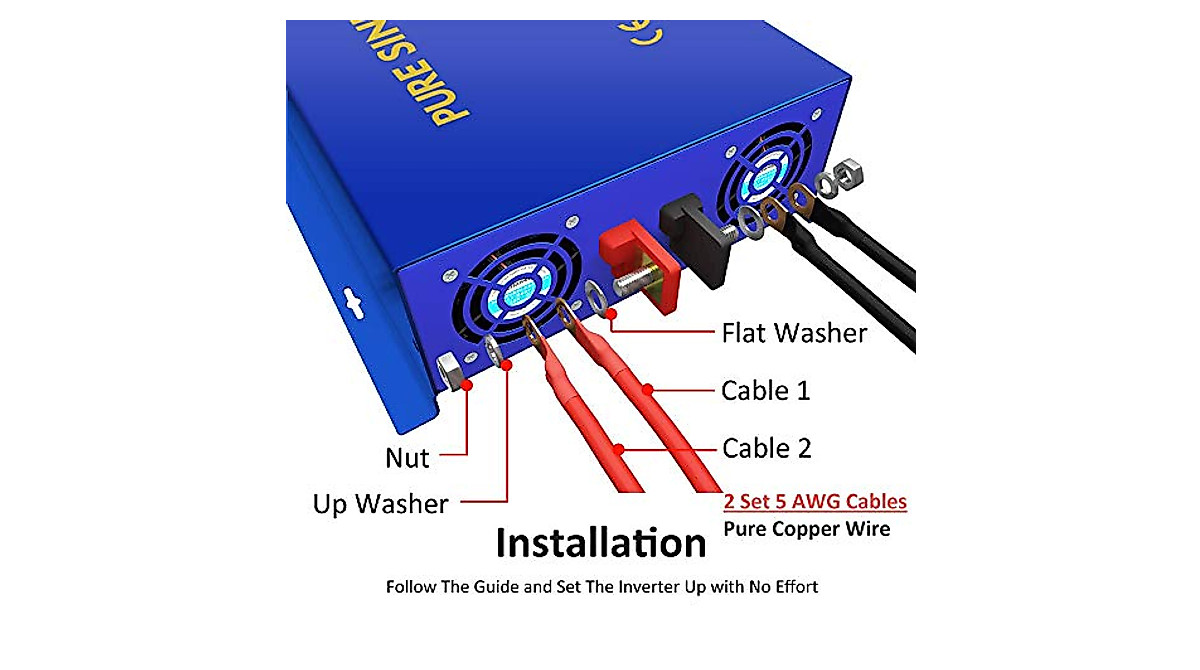 XYZ INVT 2500W Pure Sine Wave Inverter - Reliable Power