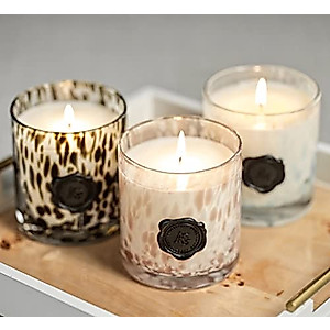 Zodax-Apothecary Guild Opal Glass Candle Jar in Gift Box (Blk Fig Vetiver)