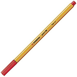 Stabilo Point 88 Fineliner Pens, 0.4 mm - 20-Color Plastic Case Set, 1 Count (Pack of 1)