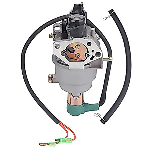 Harbot 5500 Carburetor for Wen Power Pro 56551 56680 56682 5500 6800 7000E 9000E R390 389CC 390CC 13HP Generator with Fuel Shutoff valve Line Gasket Wen Power Pro 5500 Generator Carburetor
