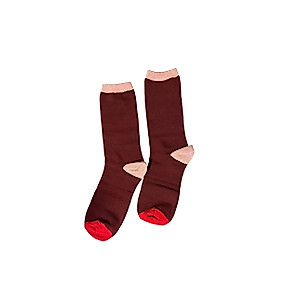 Kate Spade 3 Pack Heart Trouser Socks, Posy Red