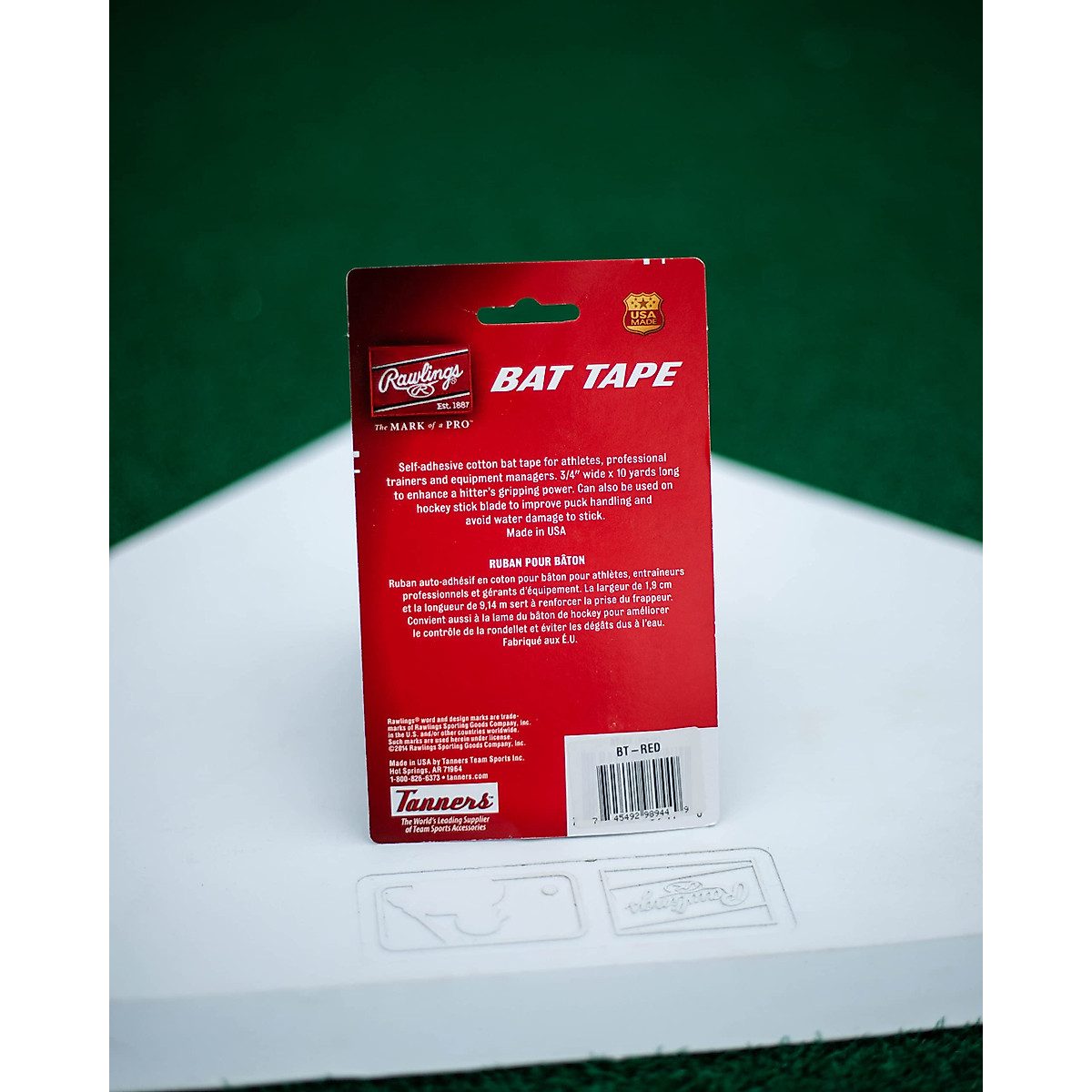 Rawlings | BAT TAPE | Baseball/Softball | 3/4" X 30" | White