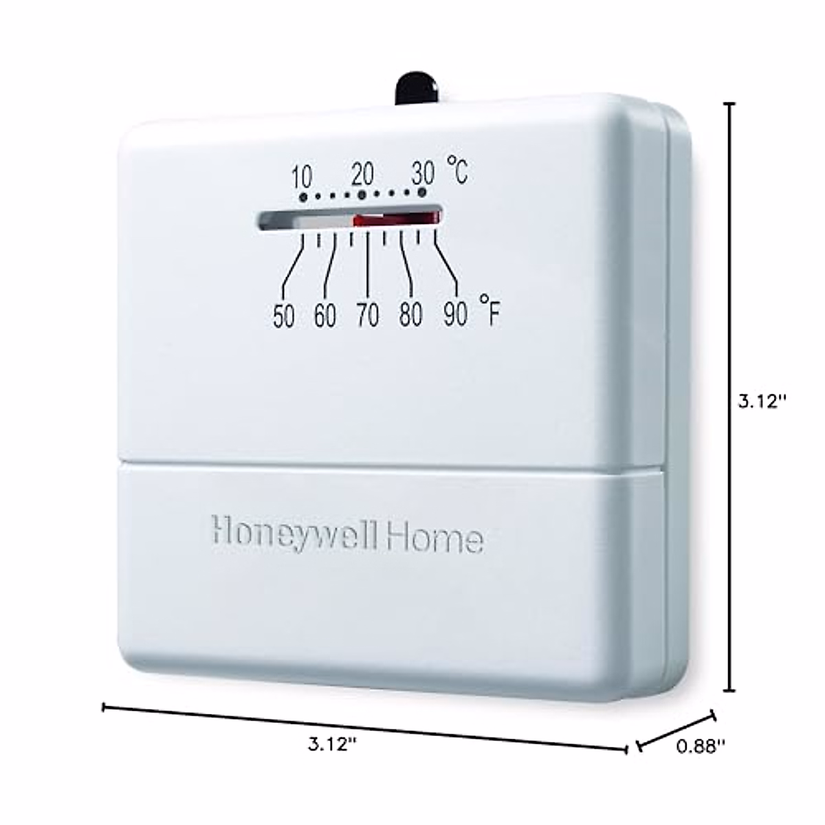Honeywell Home CT30A1005 Non-Programmable Mechanical Thermostat, White