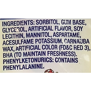 Dubble Bubble Sugar Free Gum - 3.25 oz