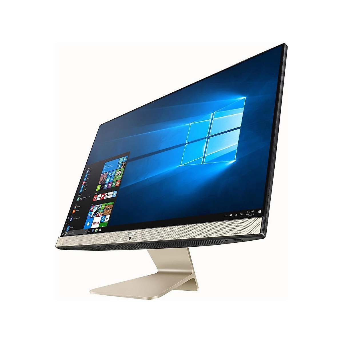 ASUS 2022 All-in-One Desktop 23.8" FHD | Intel Pentium Gold 7505 2-Core Intel UHD Graphics | 16GB DDR4 512GB SSD | Bluetooth 5 | Windows 11 Home | Gold