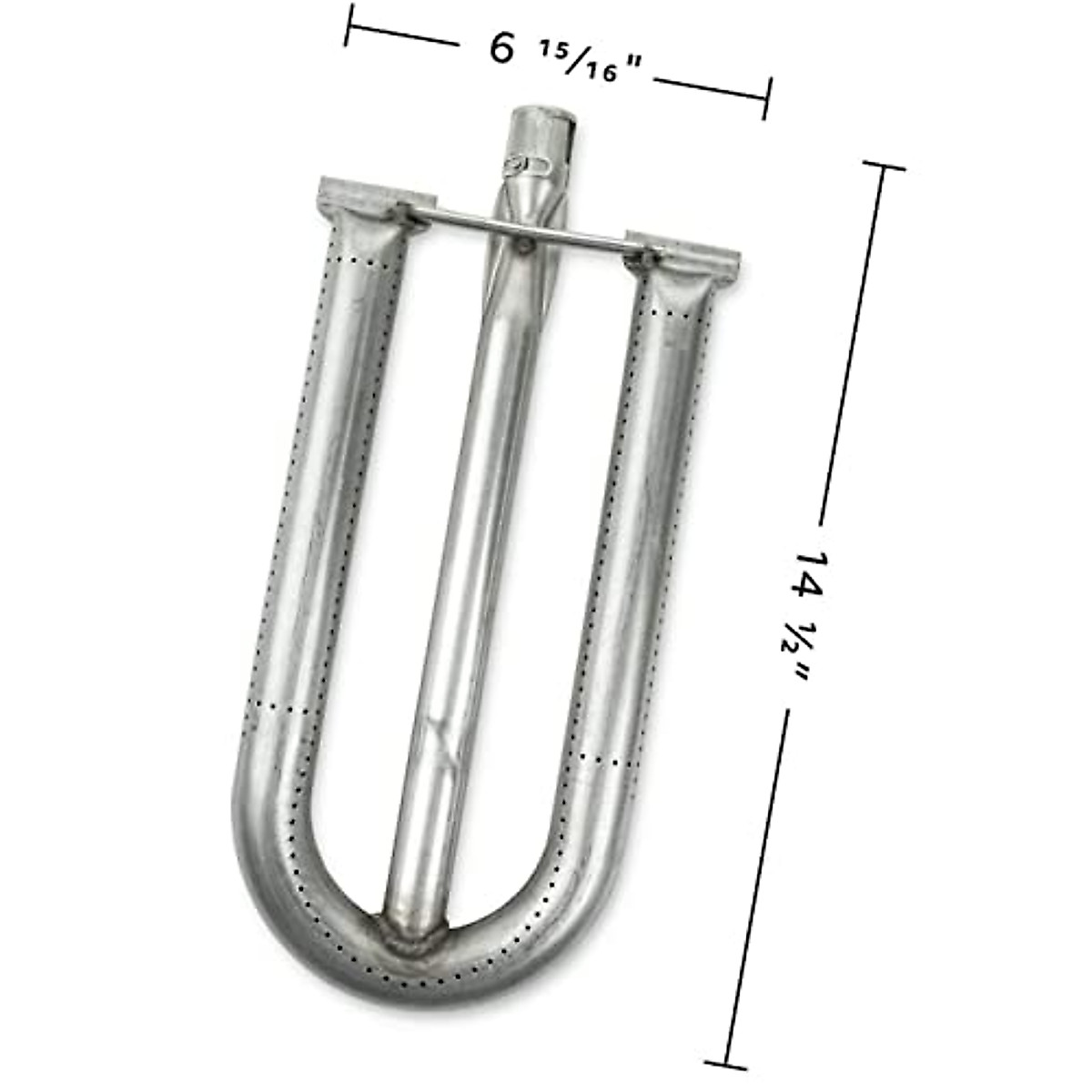 Shengyongh SS90351 (3-Pack) SS12461 (3-Pack) Stainless Steel Heat Plate and Burner Replacement for American Outdoor Grill 30NB, 30PC