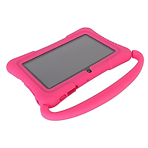 HD Tablet, Controlled Dual Camera 3D Design 2GB 32GB 110-240V 7 Inch Kids Tablet for Android 10 with Protective Cover for Entertainment (US Plug)