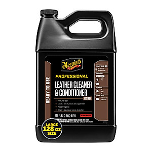 Meguiar's D18001 Detailer Leather Cleaner & Conditioner - 1 Gallon Container