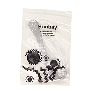 Honbay Stainless Steel Curved Exercise Spoon Self Feeding Spoon for Right Hand (Dog-Bone)