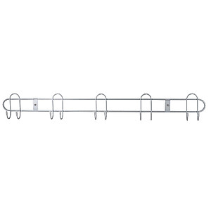 Spectrum Diversified All Purpose 10-Hook Rack Wall Mount, White