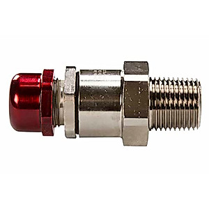 Explosion Proof Cable Gland 3/4" NPT Nickel Plated Brass 0.24-0.46" OD C1D1 ATEX IEC Ex N4X