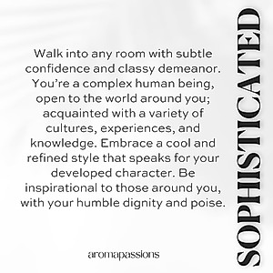 SOPHISTICATED | Inspired by BACARAT RGE 540 | Pheromone Perfume for Men Women | Extrait De Parfum | Long Lasting Dupe Clone Perfume Cologne | Essential Oil Fragrance | Perfume De Hombre Mujer