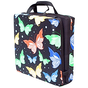 ABS Novelties Butterfly Pattern Double Cushion (Black)