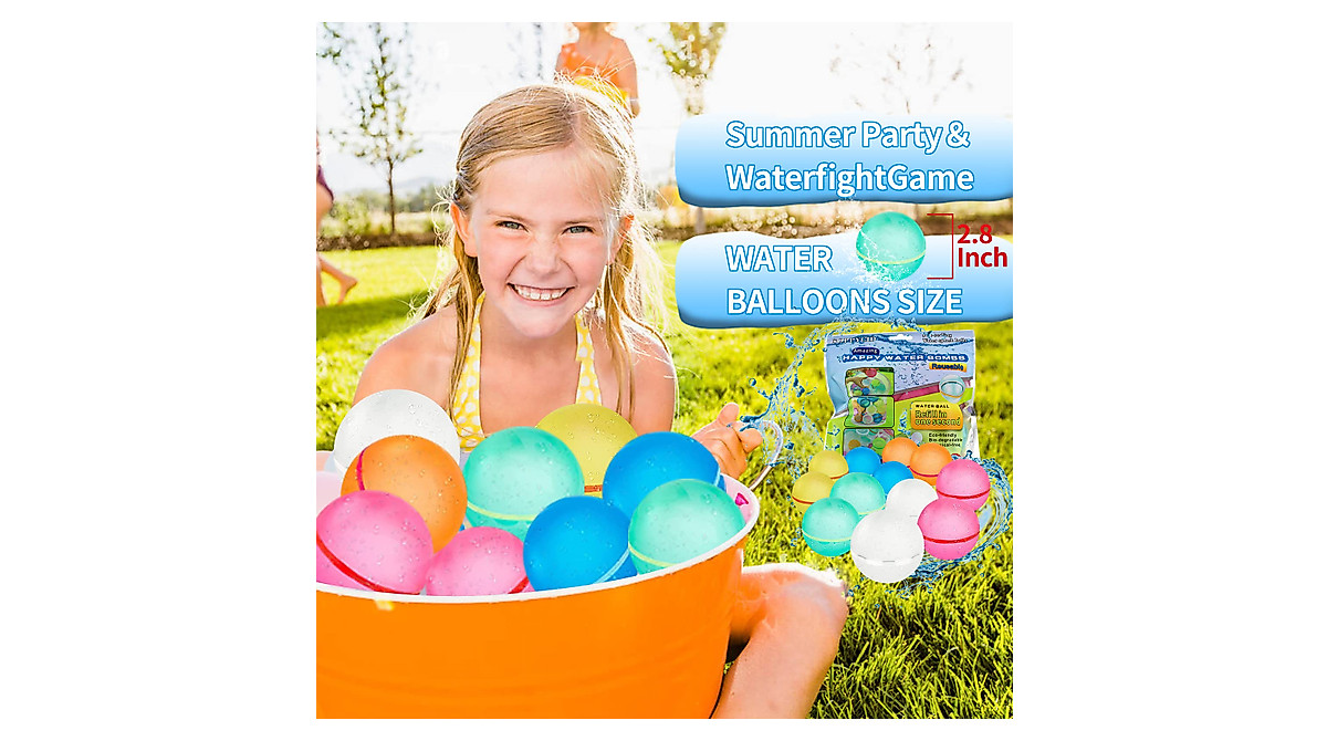 Reusable Water Balloons for Summer Water Fights | Fast & Self-Sealing