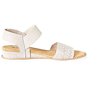 Skechers womens Desert Kiss Sandal, Off White, 8 US