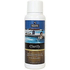 Natural Chemistry Spa and Hot Tub Instant Clarify Clarity Chemical Cleaner Formula Solution, 33.9 Ounces