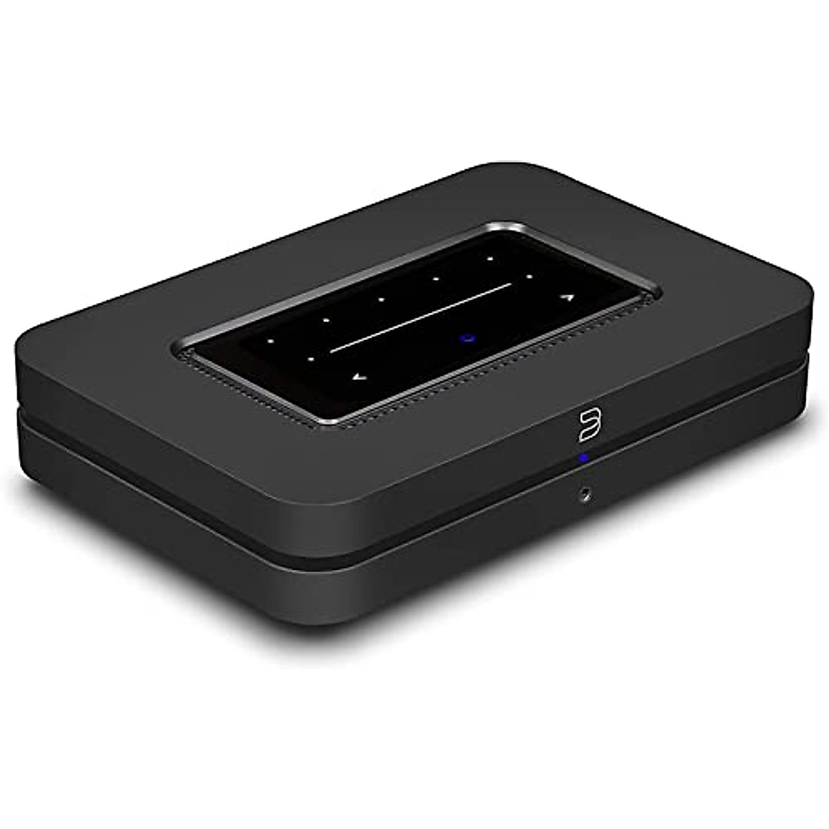 Bluesound Node Wireless Multi-Room Hi-res Music Streamer (N130) + RC1 Remote Combo Bundle (Black)