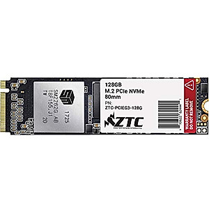 ZTC 128GB M.2 NVMe PCIe 80mm SSD Astounding Performance and High-Endurance Great Upgrade for Gaming Model ZTC-PCIEG3-128G