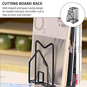 Cabilock 1pc Multifunctional Pot Lid Holder Cutting Board Rack Pan Storage Rack Dish Chopping Board Holder Kitchen Pot Pan Lid Rack Pot Cover Organizer Tableware Stainless Steel Pot Rack