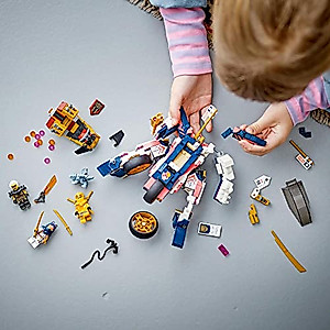 LEGO Ninjago 71792 Sola's Mecha Bike Racer, Toy Blocks, Present, Ninja, Carrot, Boys, Ages 8 and Up