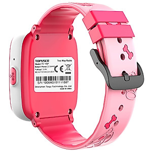 TOPUSER Game Smart Watch with 6 Puzzle Games 2 Way Phone Call Music Player Smartwatch Dual Camera Video Alarm Clock SOS Call Phone Watch Calculator Smart Watches Learning Toys for Birthday Gift
