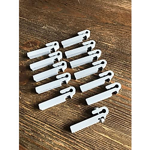 12 x Shelf Clips for Detolf Display Shelf Add or Change Shelf Height ~ US Ship~ Made in The USA
