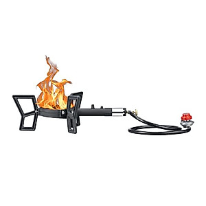 CONCORD Falcon Burner. Full Cast Iron Propane Single Burner. Great for Camping, Outdoor Cooking, Home Brewing, and More