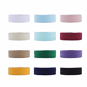 Lawie 60 Pack Bulk Super Soft Stretchy Elastic Nylon Headbands Bow Nude Hairband Slim Turban Headwrap Hair Ties Ponytail Holder for Newborn Infant Toddler Baby Girls