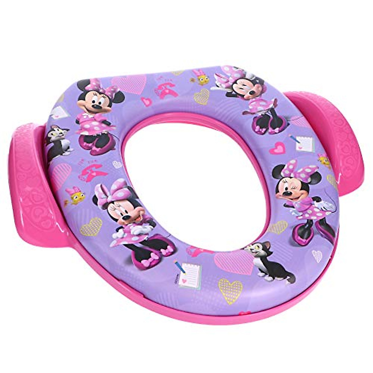 Disney Minnie Mouse "Happy Helpers" Soft Potty Seat and Potty Training Seat - Soft Cushion, Baby Potty Training, Safe, Easy to Clean