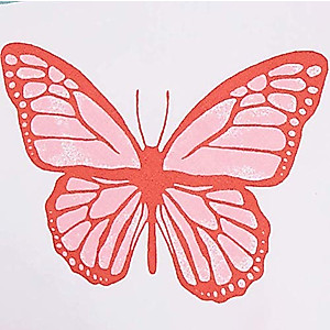 Amazon Basics Kid's Easy Care Microfiber Bed-in-a-Bag Bedding Set, 5-Piece Set, Twin, Butterfly Friends