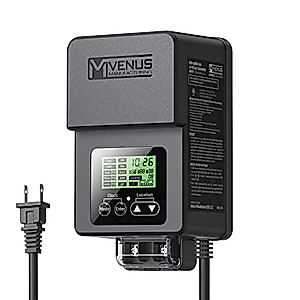 VENUS MANUFACTURING 120W Low Voltage Transformer Weatherproof Outdoor Landscape Transformers with Timer and Photo Sensor Power Pack 12V-14V Power Supply Suitable for Halogen & LED Spotlight Path Light