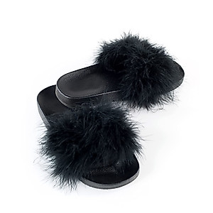 Faux Fur Fabric Craft Fur for Crafts,Gnomes,Costume,Fursuit,Decoration,60×18 Inch(Half Yard, Black)